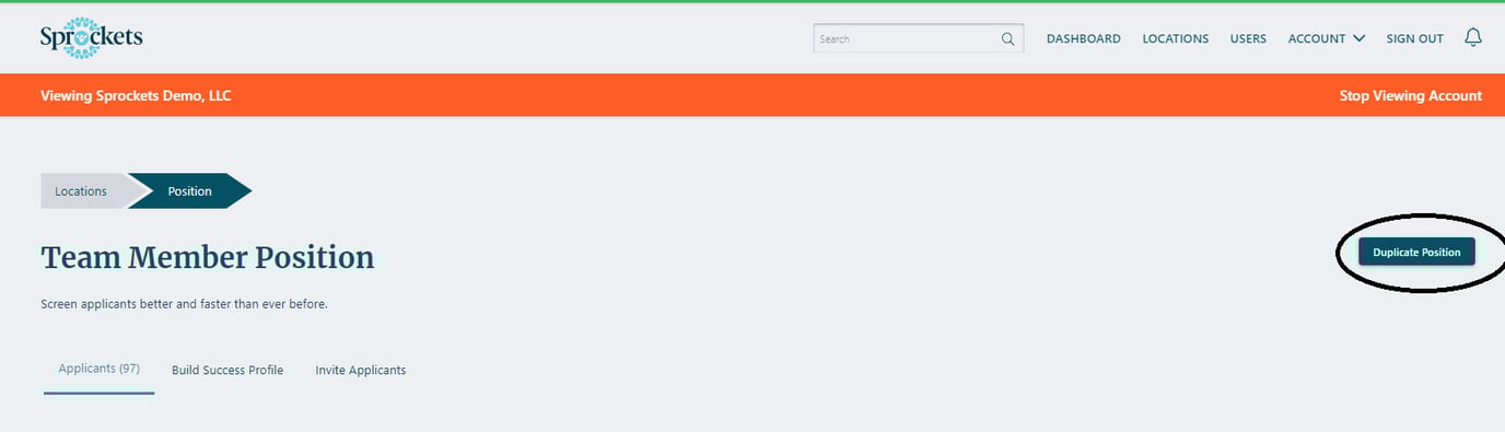 How to Duplicate a Job Position