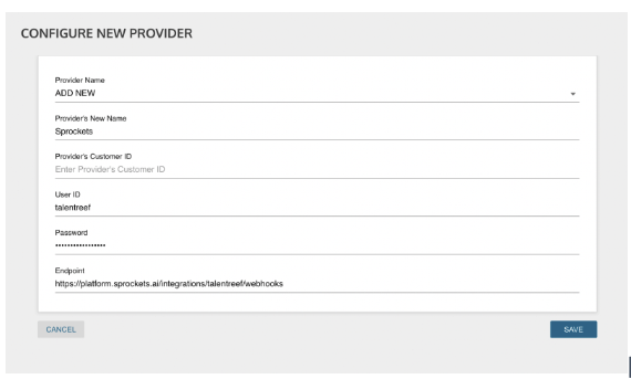 How to Integrate TalentReef With Sprockets